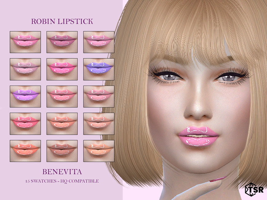 The Sims Resource - Robin Lipstick [HQ]