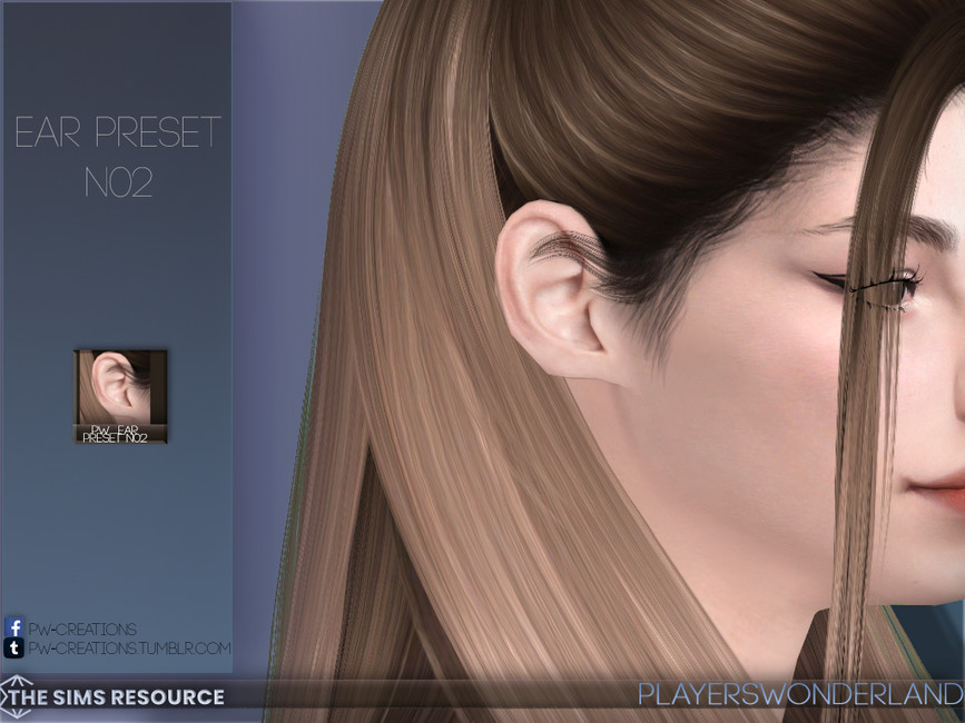 The Sims Resource - Ear Preset 02