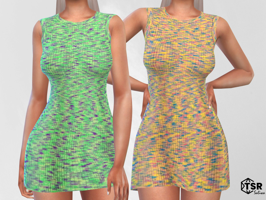 The Sims Resource | Trendy Mosaic Dresses