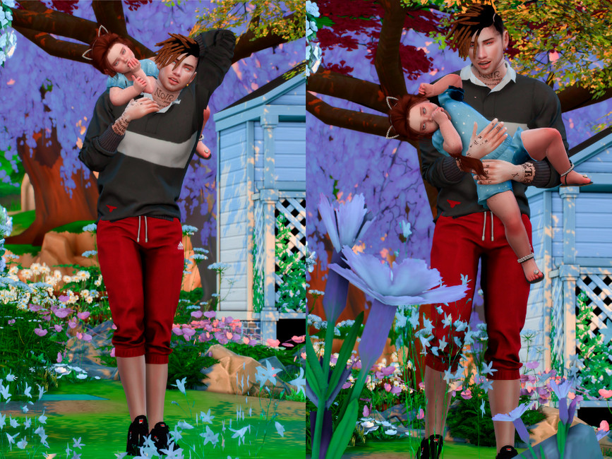 The Sims Resource - Dad And Me PosePack