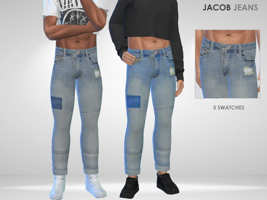 The Sims Resource - Jacob Jeans