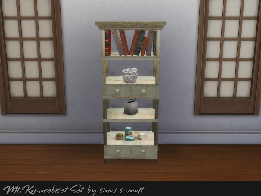 The Sims Resource - Mt.Komorebi set Bookcase