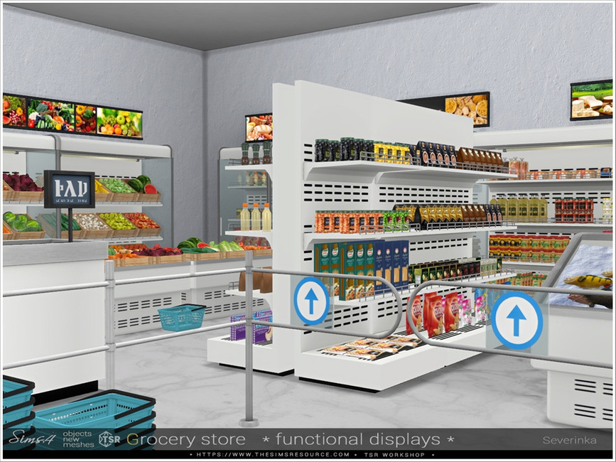 The Sims Resource - Grocery store Pt.I