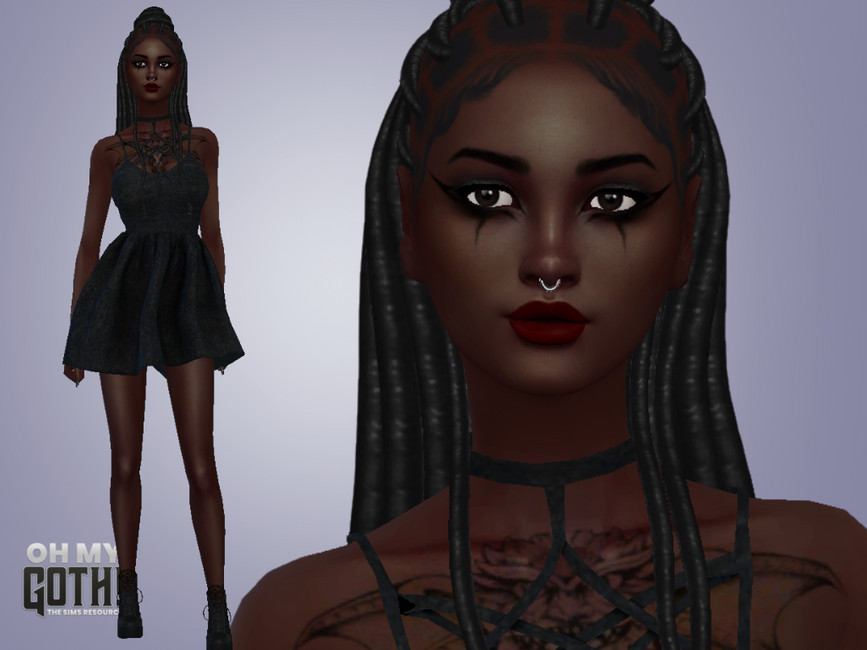 The Sims Resource - Oh My Goth - Roxanne Flores
