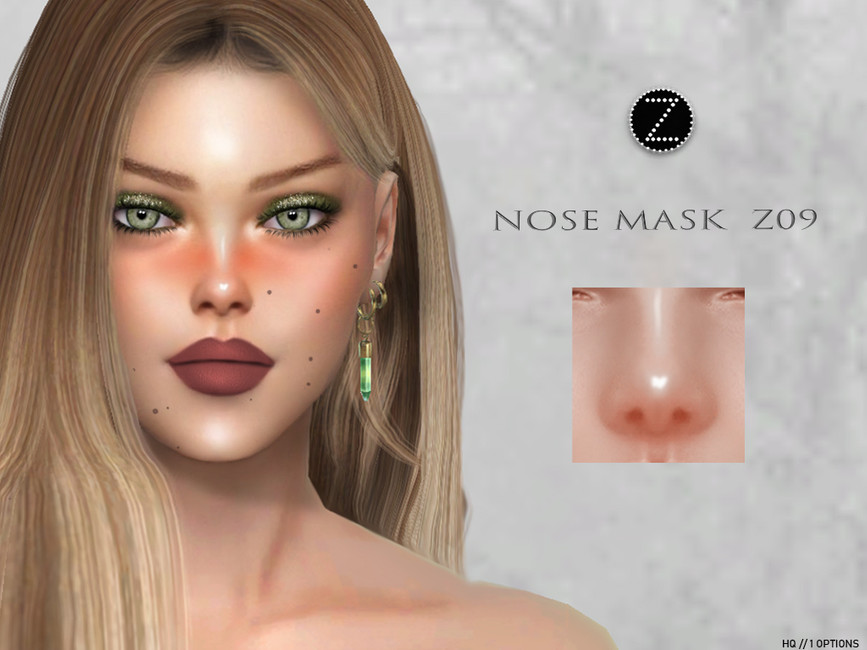 The Sims Resource - NOSE MASK Z09