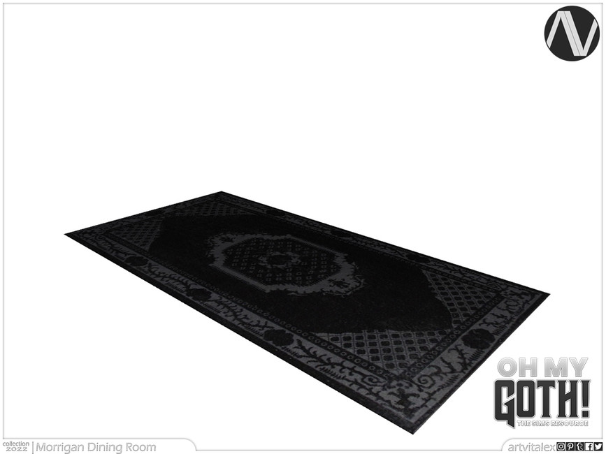 The Sims Resource - Oh My Goth! | Morrigan Rug