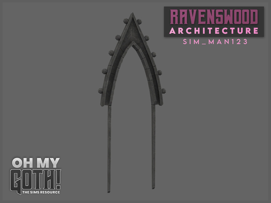The Sims Resource - Ravenswood - Medium Window Frame Arch