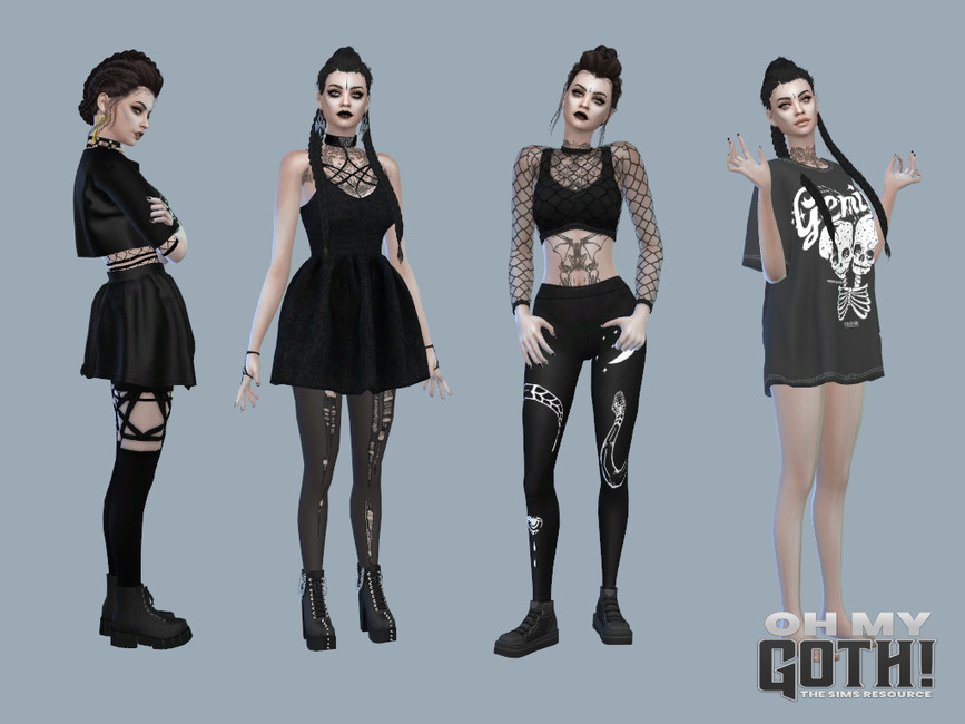 The Sims Resource - Oh My Goth - Avina Thiudigotho