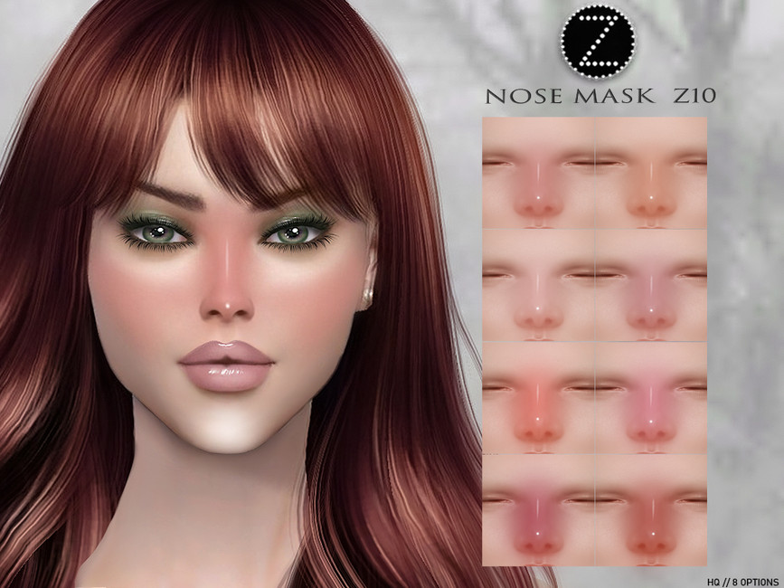 The Sims Resource - NOSE MASK Z10
