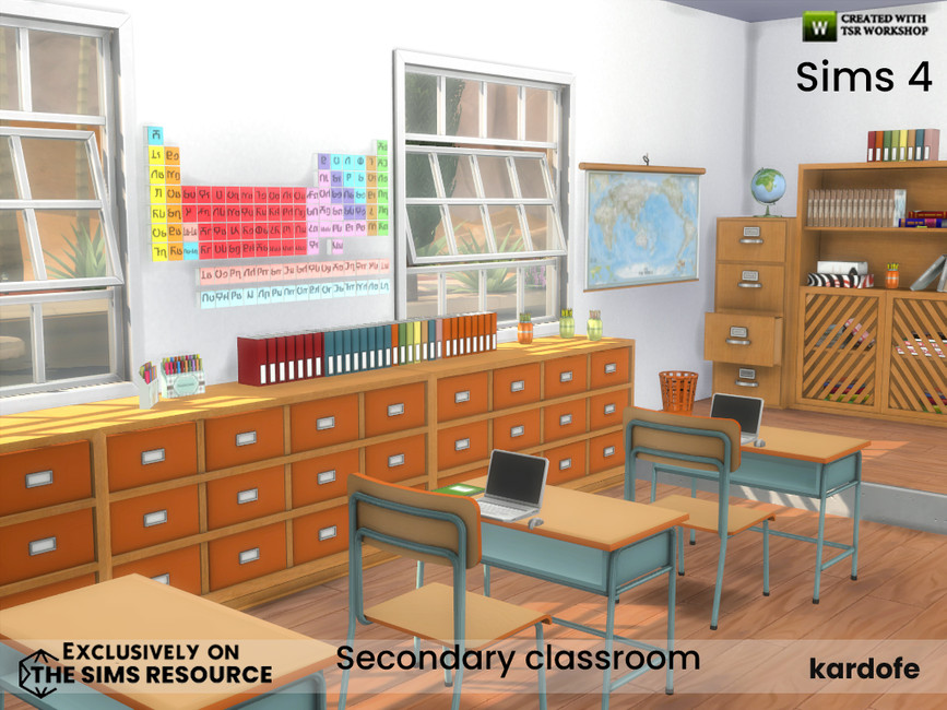 The Sims Resource - Secondary classroom