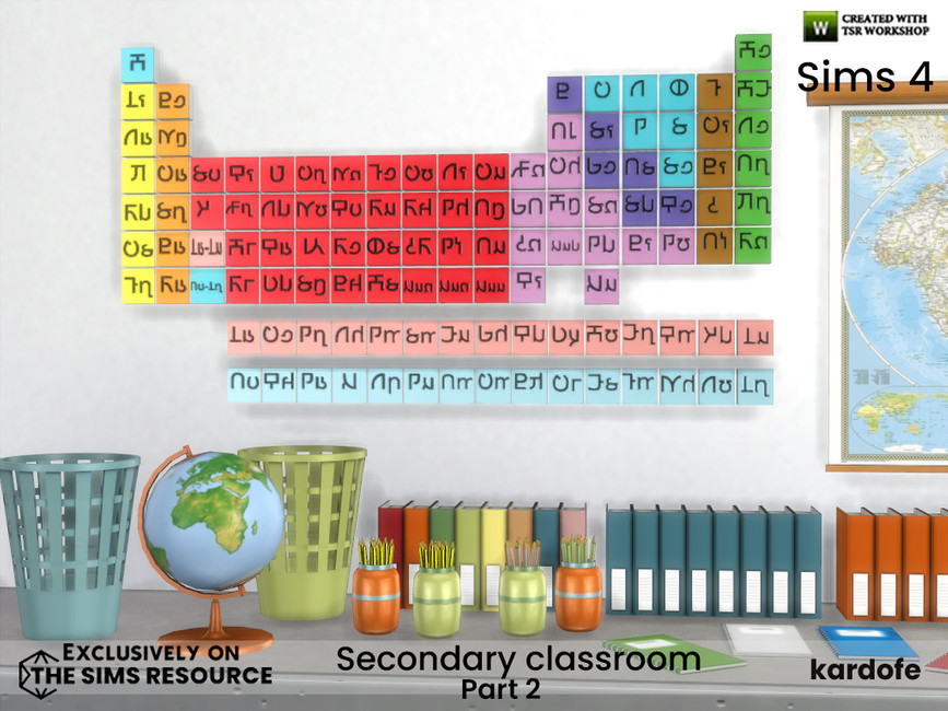 The Sims Resource - Secondary classroom Part 2