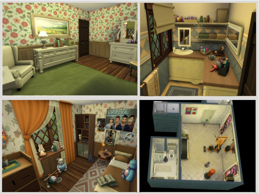 The Sims Resource - The three chimneys no cc