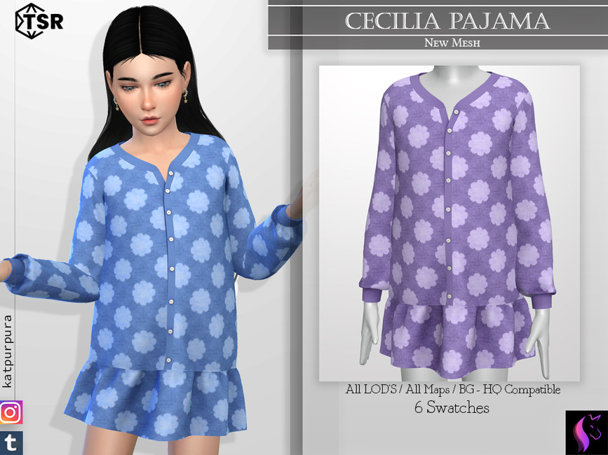The Sims Resource - Cecilia Pajama