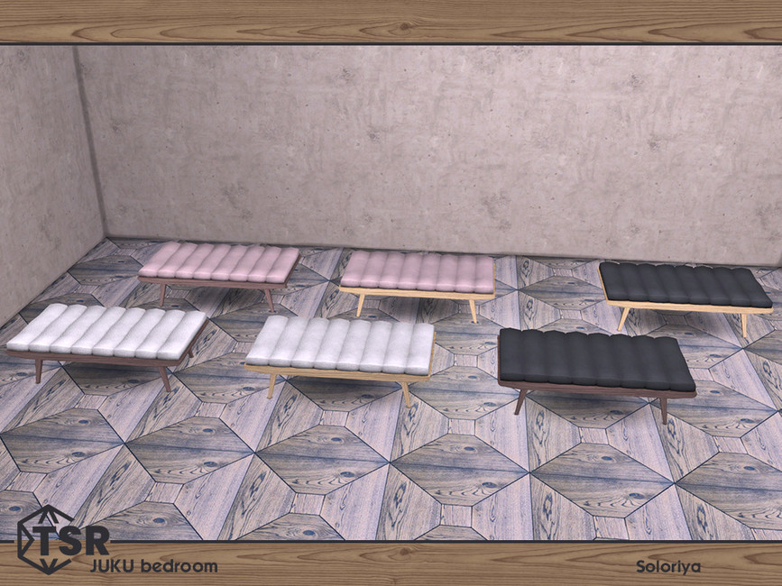 The Sims Resource - Juku Bedroom. Ottoman