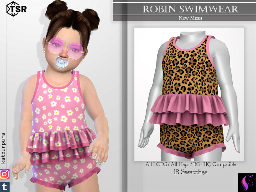 The Sims Resource - Robin Swimwear