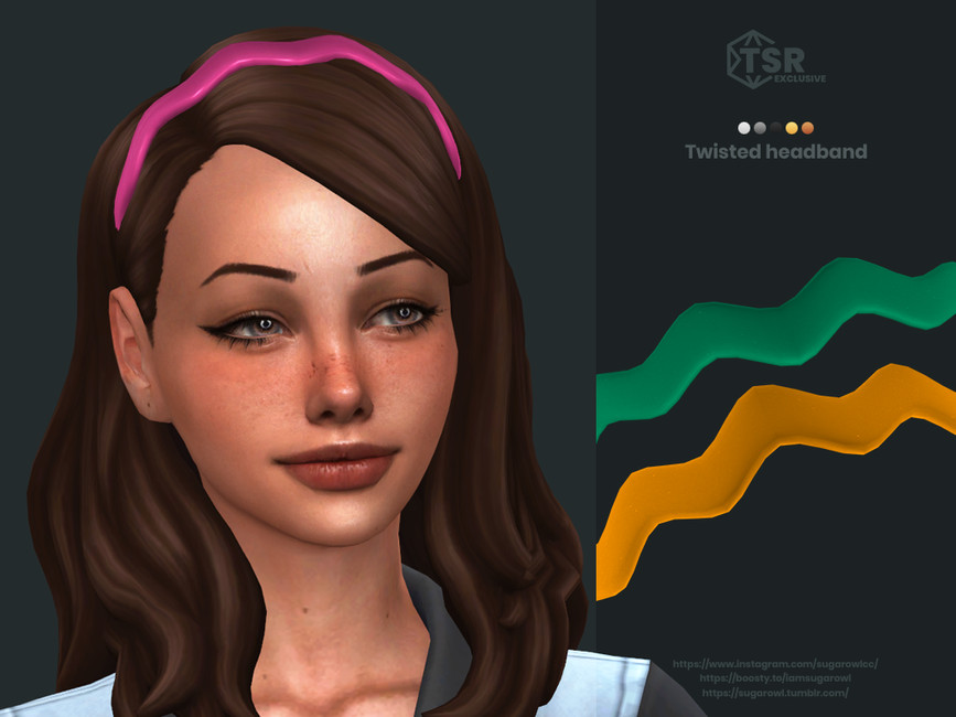 The Sims Resource - Twisted headband
