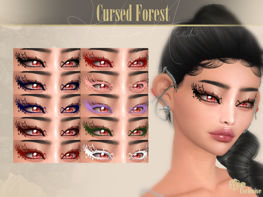 The Sims Resource - Cursed Forest Eyeliner