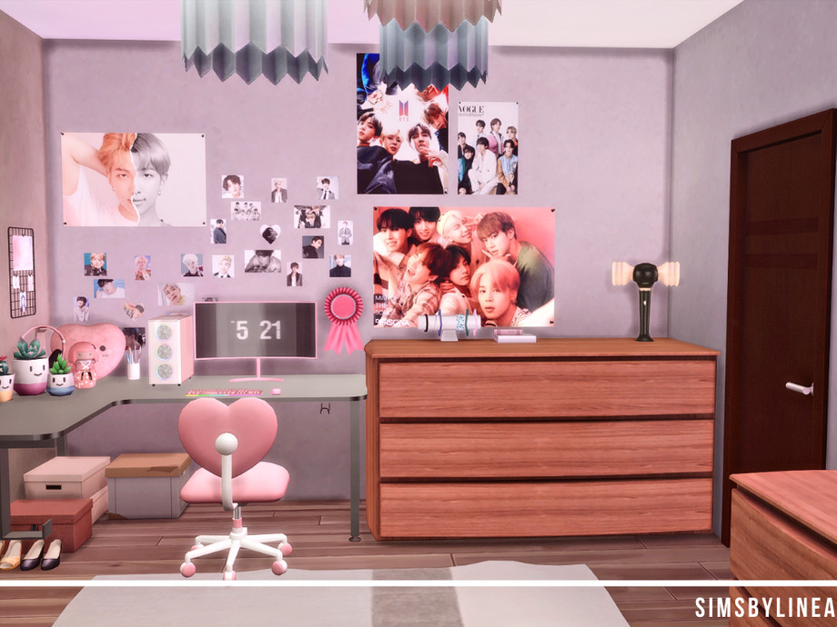 The Sims Resource | KPop Bedroom