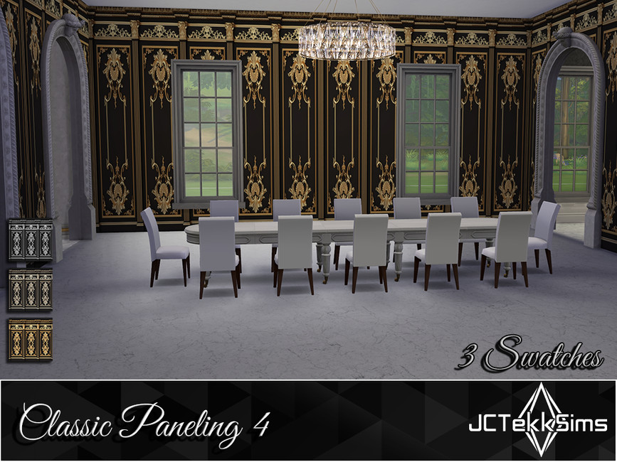 The Sims Resource - Classic Paneling 4