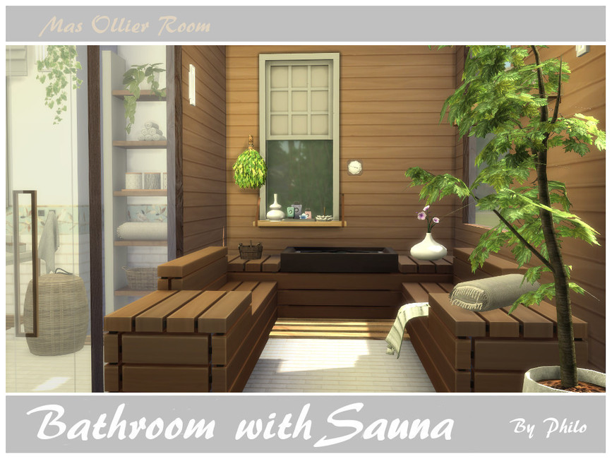 The Sims Resource - Bathroom with Sauna