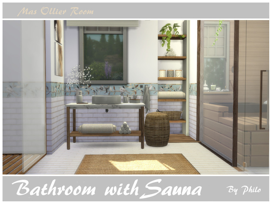 The Sims Resource - Bathroom with Sauna