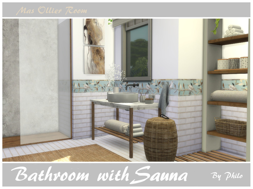 The Sims Resource - Bathroom with Sauna
