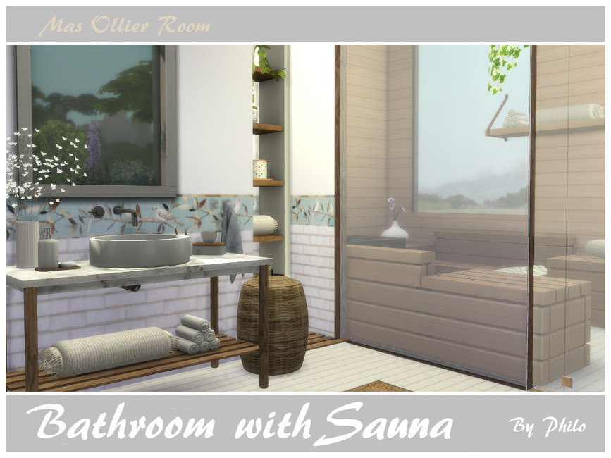The Sims Resource - Bathroom with Sauna