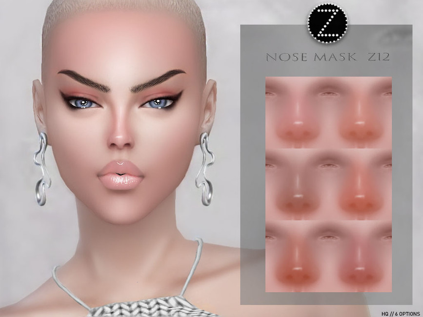 The Sims Resource - NOSE MASK Z12