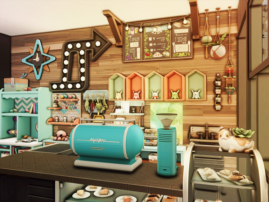 The Sims Resource - Yarn & coffee