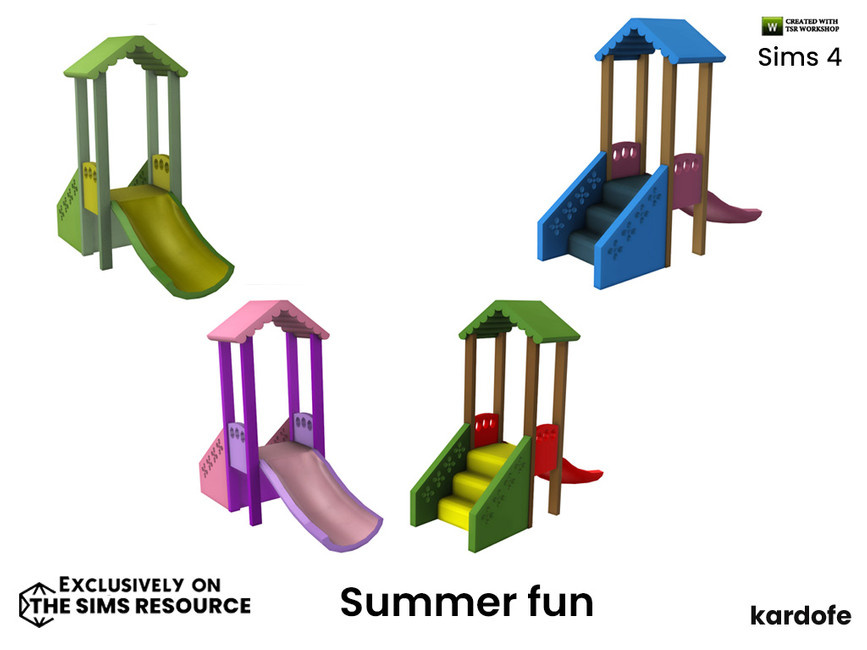 The Sims Resource - kardofe_Summer fun_Slide