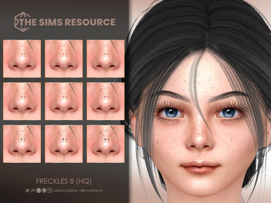 The Sims Resource - Freckles 8 (HQ)