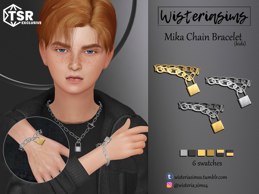 The Sims Resource - Mika Chain Bracelet (Kids)