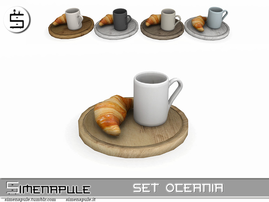 The Sims Resource - Set Oceania - Breakfast Plate