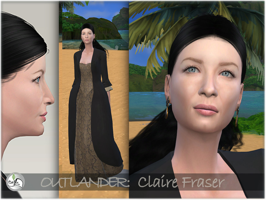 The Sims Resource - SIM Claire Fraser - OUTLANDER (inspiration)