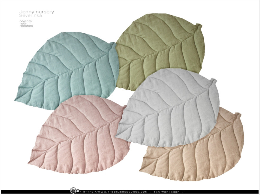 The Sims Resource - Jenny nursery - leaf rug