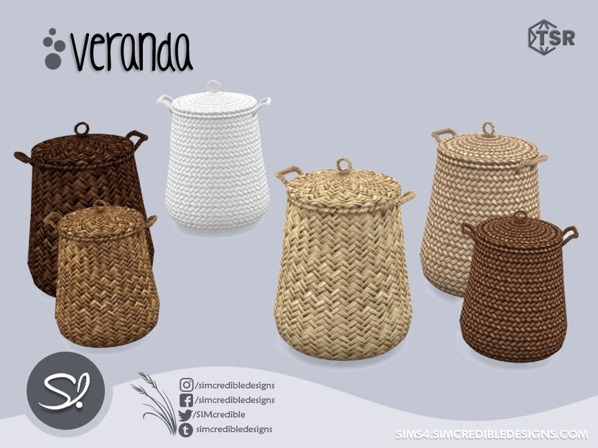 The Sims Resource - Veranda basket rounded