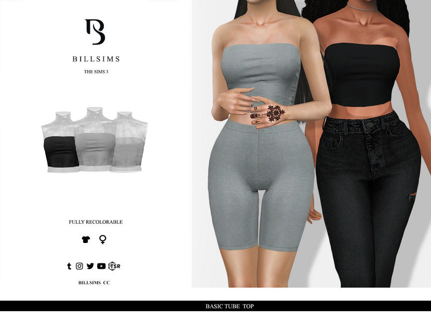 The Sims Resource - Basic Tube Top