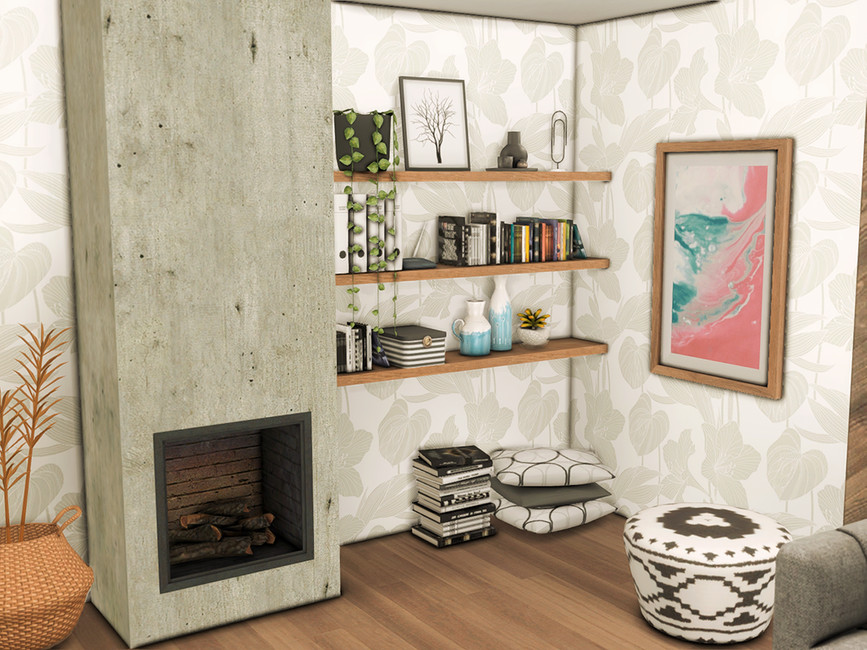 The Sims Resource - Ansley Living Room (TSR only CC)