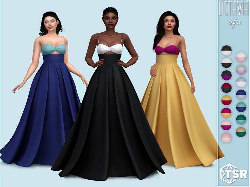 The Sims Resource - Octavia Gown