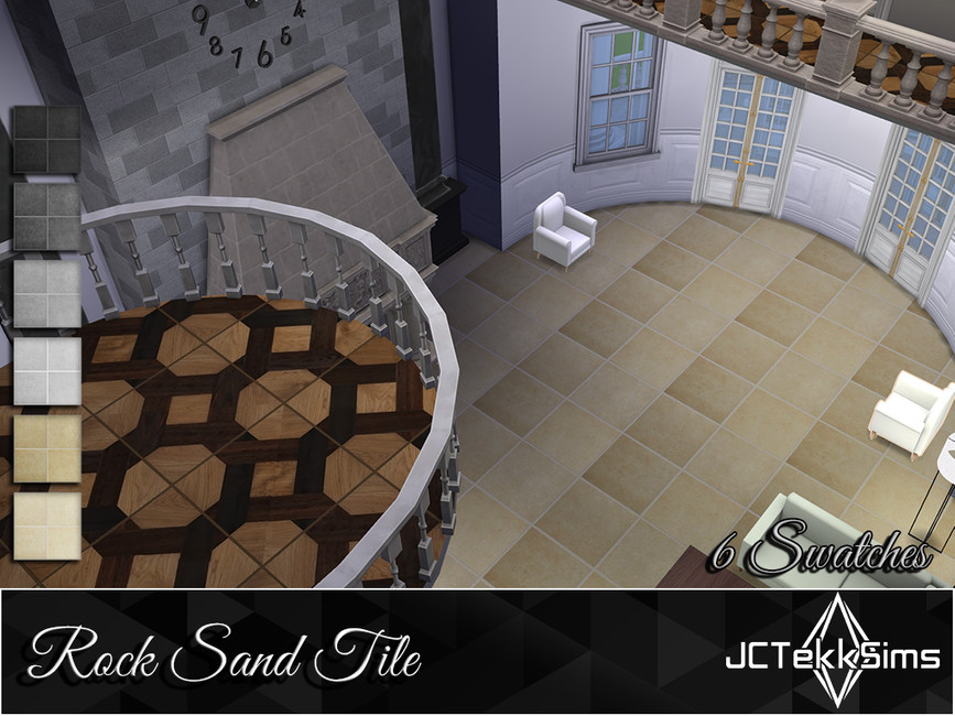 The Sims Resource - Rock Sand Tile