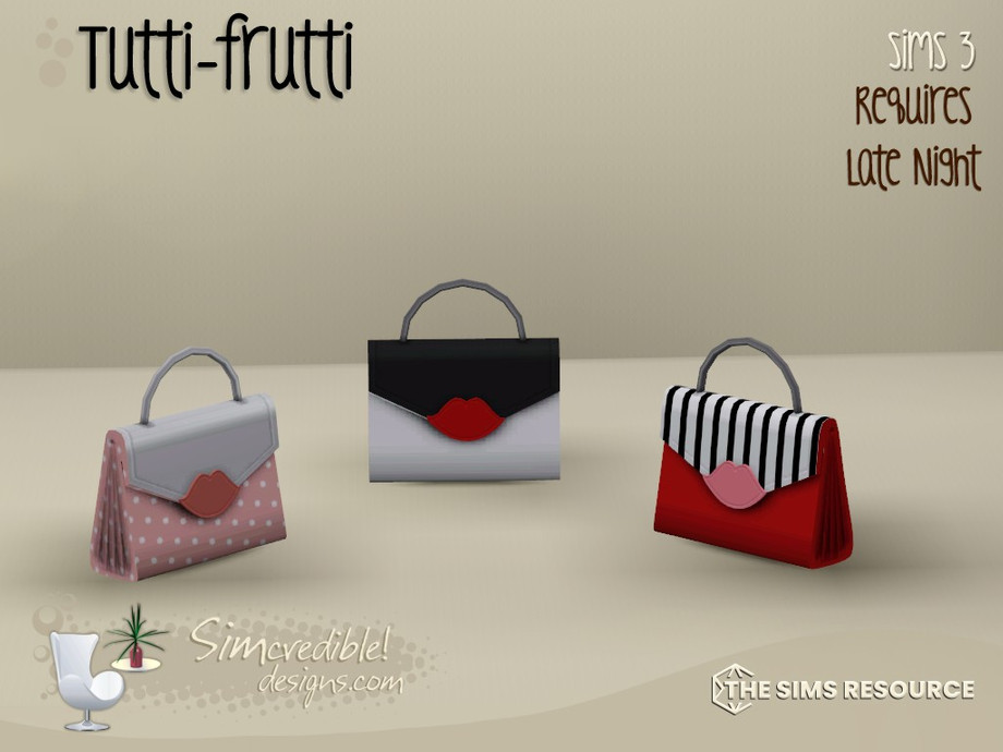 The Sims Resource | Tutti-Frutti Purse