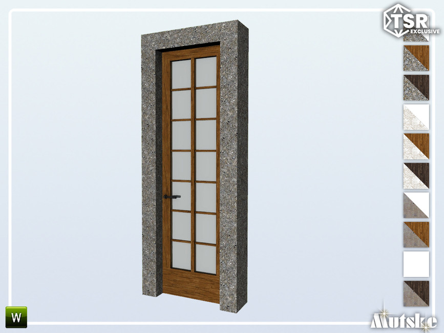 The Sims Resource - San Juan Door Stone Glass 1x1