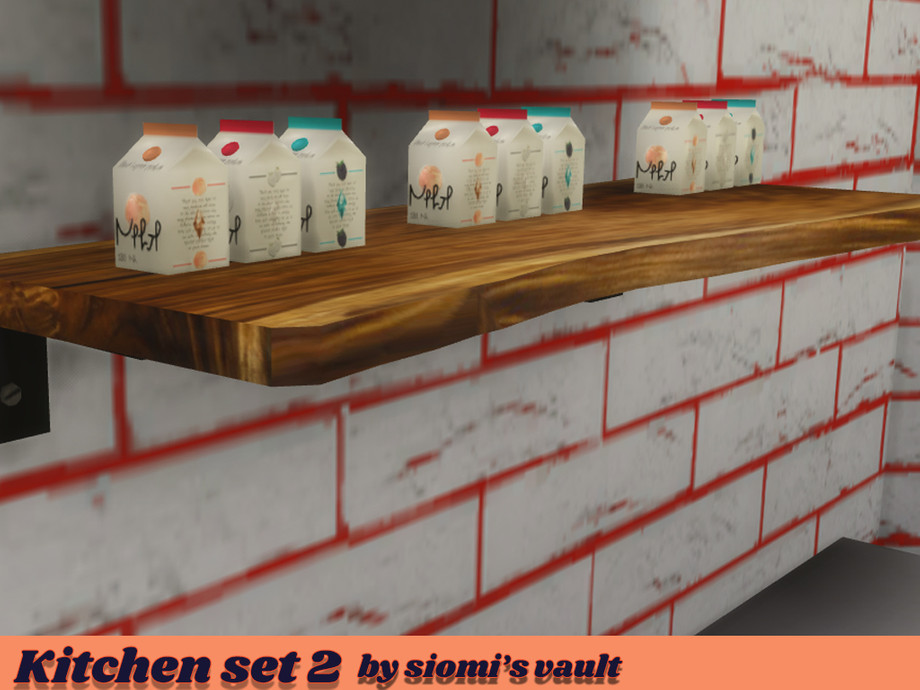 The Sims Resource | Kitchen set II mini milks