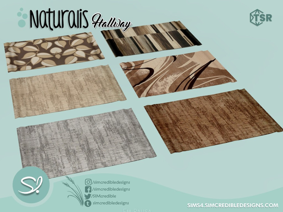 The Sims Resource - Naturalis Hallway Rug 2