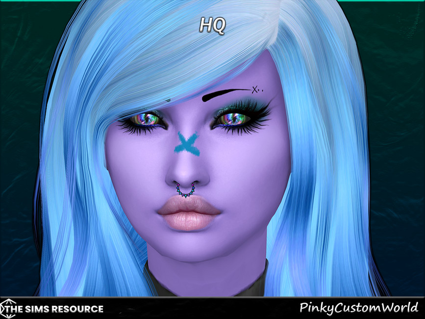The Sims Resource - Facepaint N4 - Lahn V3 (Mouth Scar)
