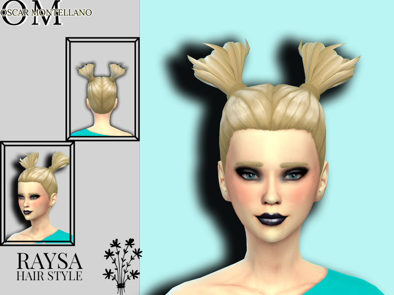 The Sims Resource | Raysa Hair Style