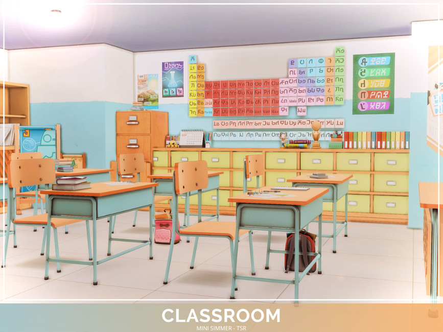 The Sims Resource - Classroom - TSR only CC