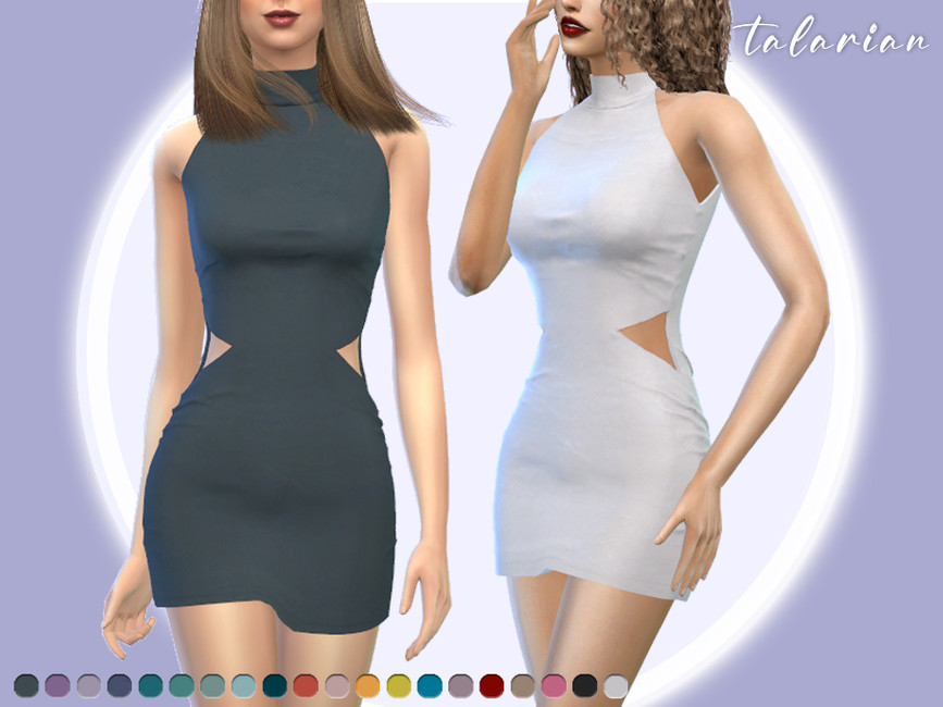 The Sims Resource - Kinsley waist cut out dress