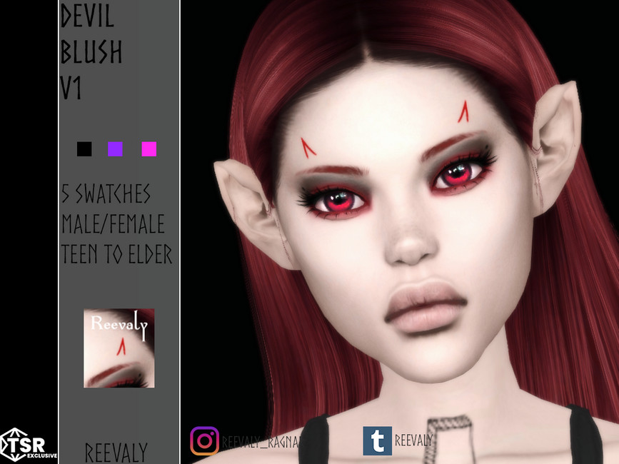 The Sims Resource - Devil Blush V1