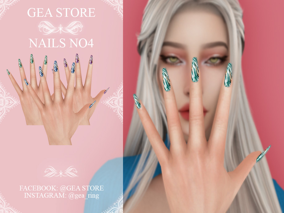 The Sims Resource | Nails No4